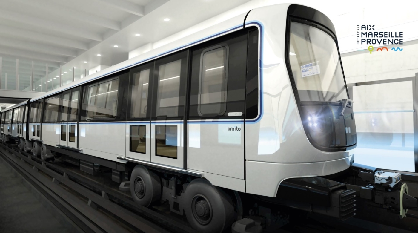 Le nouveau métro automatique de Marseille se dévoile en images