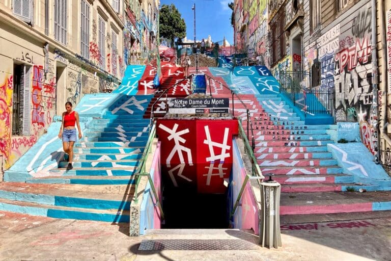 Une nouvelle fresque habille l'escalier du cours Julien