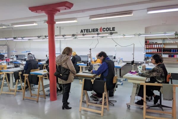 L'atelier Fil Rouge ouvre son centre de formation pour l'industrie textile