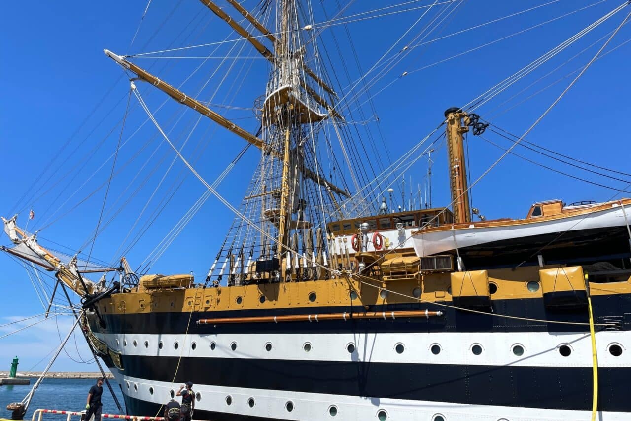 Vidéo | Visitez le navire italien « Amerigo Vespucci » en escale à ...
