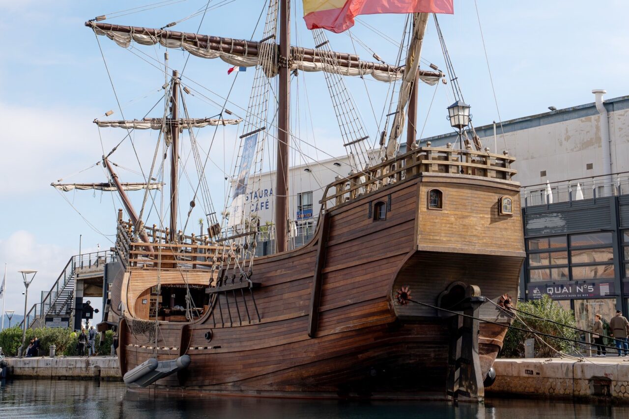 La réplique du célèbre navire de Christophe Colomb en escale à La Ciotat