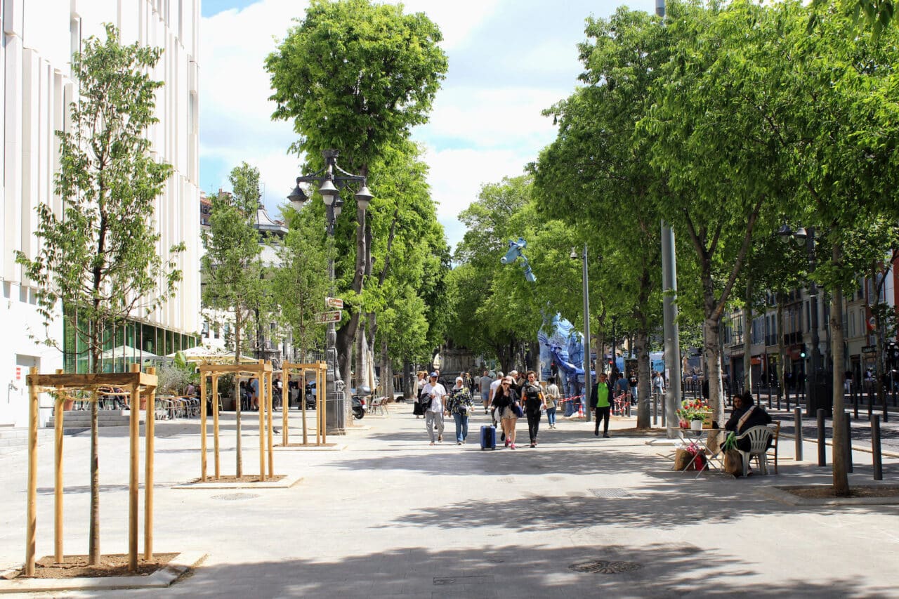 Photos | Le square Léon Blum achève sa mue en haut de la Canebière